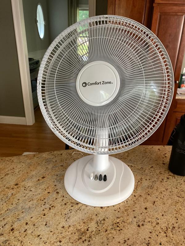 Comfort Zone Cz161 16" Oscillating Table Fan - Macy's