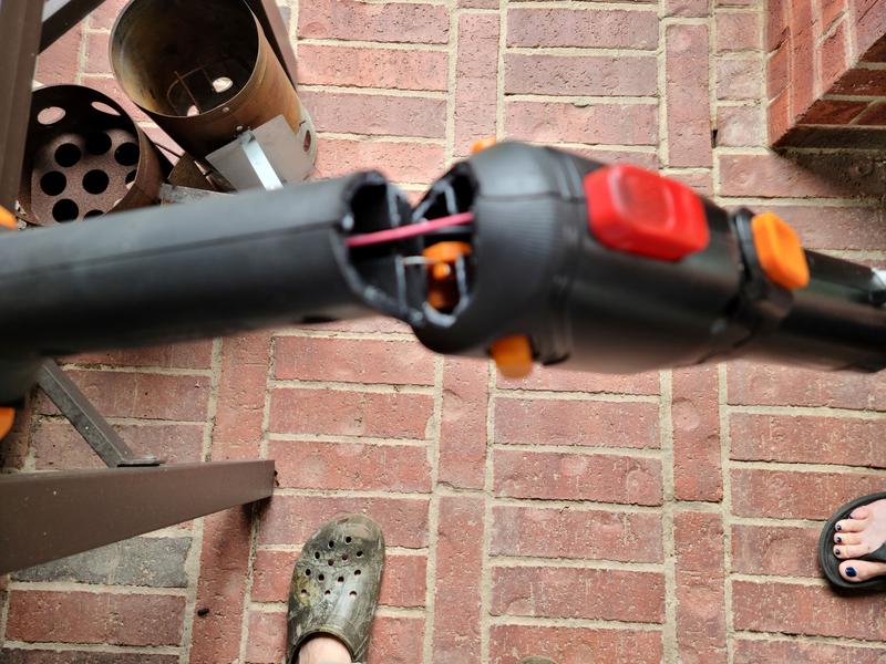 WORX Power Share 40-volt Max 13-in Straight Shaft Battery String ...