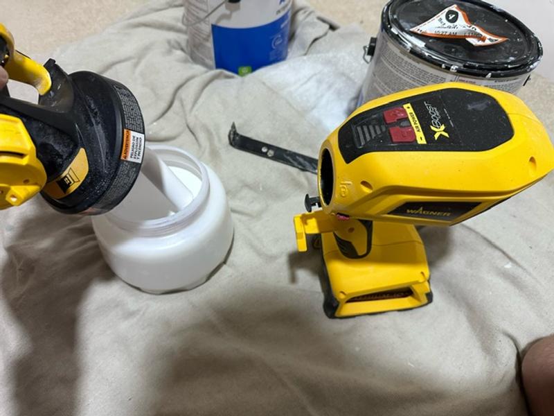 Wagner Cordless Battery Handheld HVLP Paint Sprayer (Compatible with ...