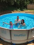 Summer Waves Elite 14' x 42" Premium Frame Above Ground Swimming Pool ...