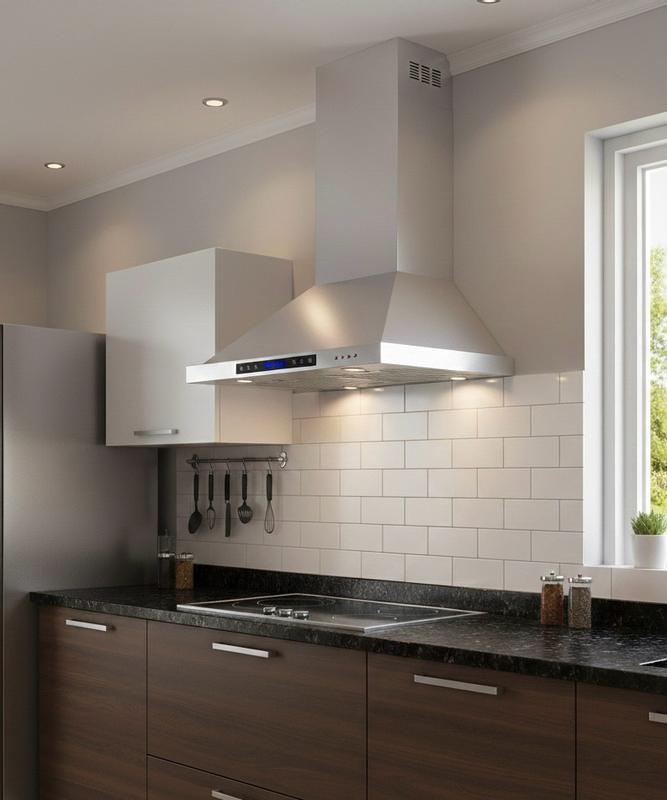 DIVAN 30in 900CFM Convertible Wall Mount Stainless Range Hood in the ...