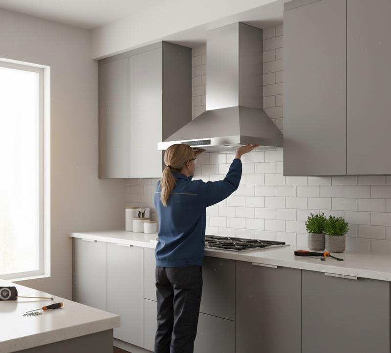 DIVAN 30in 900CFM Convertible Wall Mount Stainless Range Hood in the ...