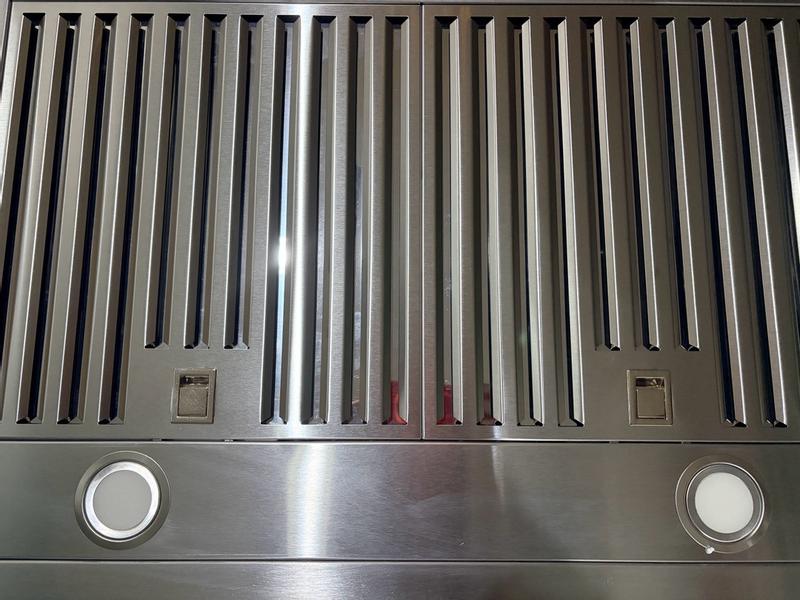 DIVAN 00CFM Ducted Under Cabinet Black Stainless Range Hood with ...