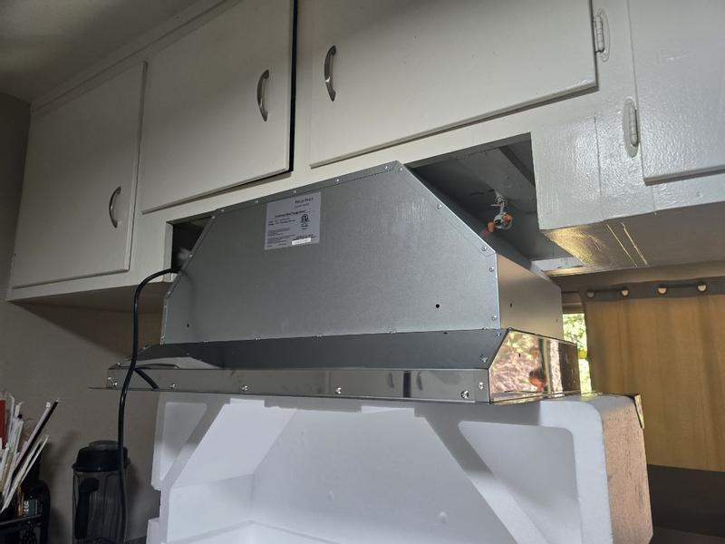 DIVAN 36in 400CFM Convertible Insert Stainless Range Hood with 4-Speed ...