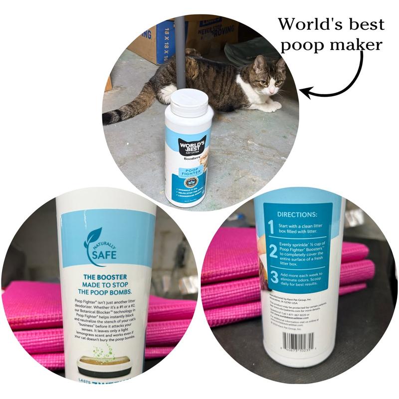 World's Best Cat Litter Boosters Poop Fighter Maximum Odor Defense ...