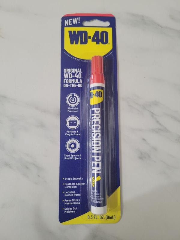 WD-40 Precision Pen Lubricant 0.3-oz - Stops Squeaks, Lubricates Moving ...