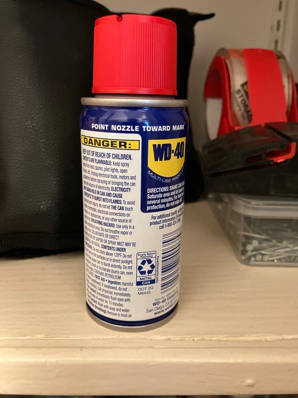 WD-40 3 oz. Multi-Use Product, Handy Can, Lubricates and Protects Metal ...