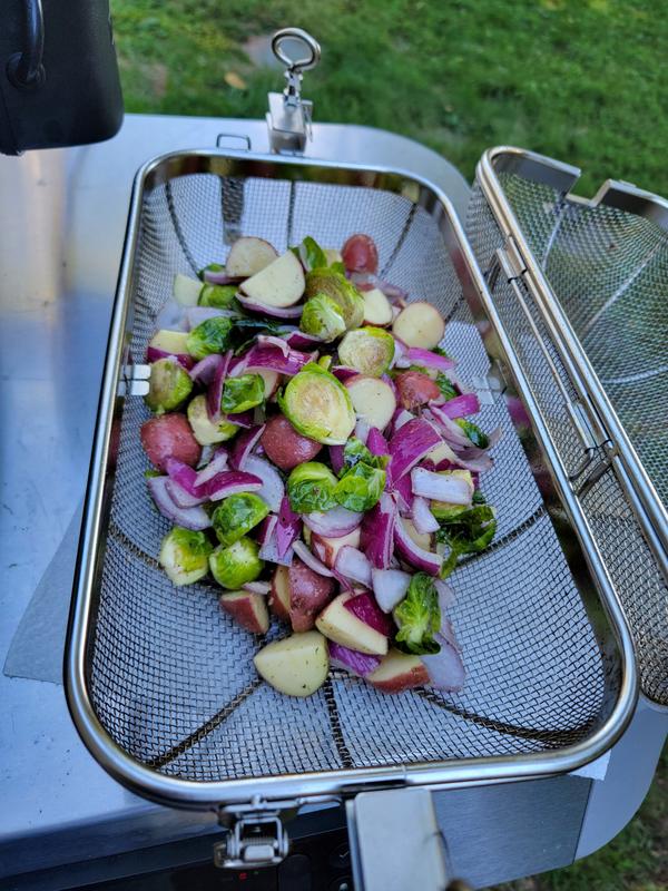 Weber Crafted Stainless Steel Non-stick Grill Basket 7676 at Lowes.com