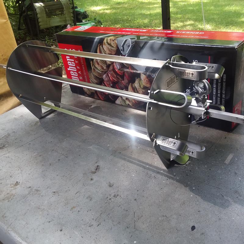 Weber Crafted Stainless Steel Kebab Holder 7675 at Lowes.com