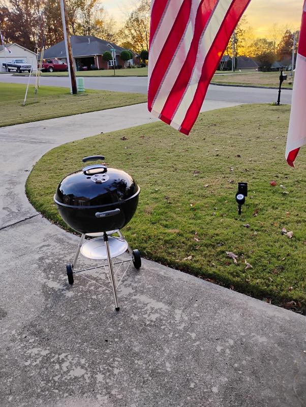 Weber Original Charcoal Kettle Grill, 363 sq. in., Black at Tractor ...