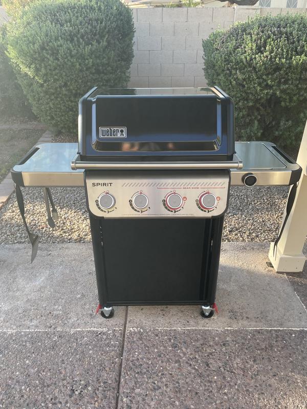 Weber Spirit EP-425 Black 4 -Burner Liquid Propane Gas Grill in the Gas ...