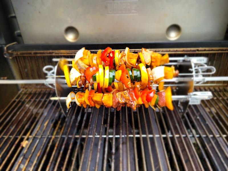 Weber Crafted Stainless Steel Kebab Holder 7675 at Lowes.com