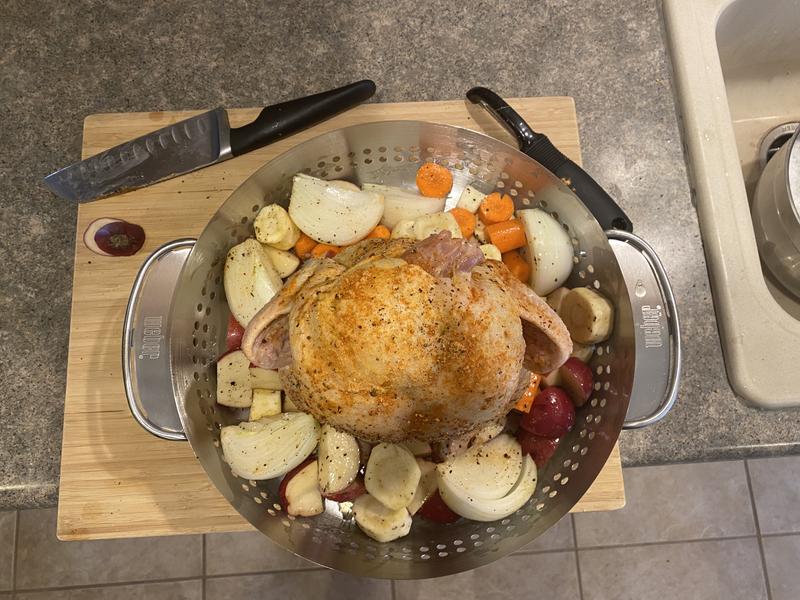 Weber Stainless Steel Roaster 8838 at Lowes.com