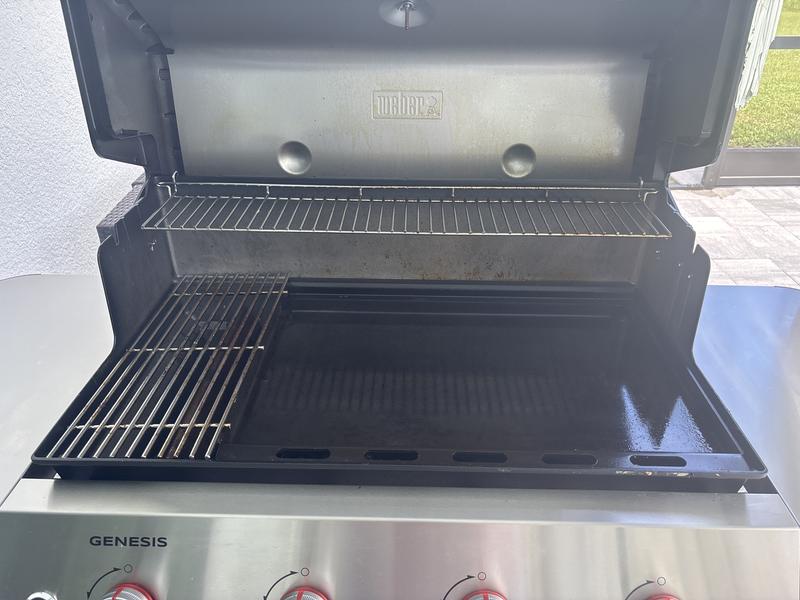 Weber Genesis S-415 Stainless Steel 4-Burner Liquid Propane Gas Grill ...