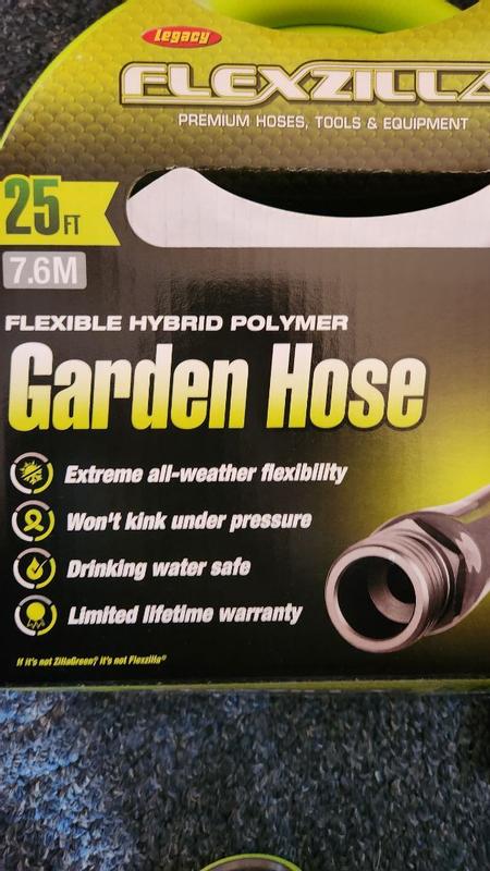 Legacy Flexzilla 5/8 in. D X 25 ft. L Medium Duty Premium Grade Garden ...