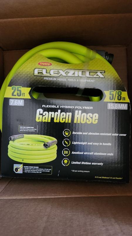Legacy Flexzilla 5/8 in. D X 25 ft. L Medium Duty Premium Grade Garden ...