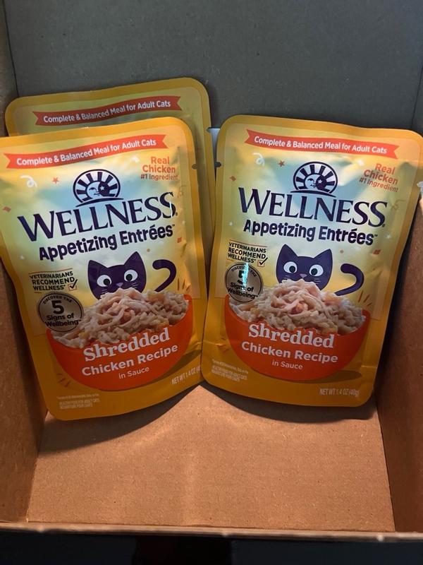 Wellness Appetizing Entrees Shredded Chicken Recipe in Sauce Natural ...