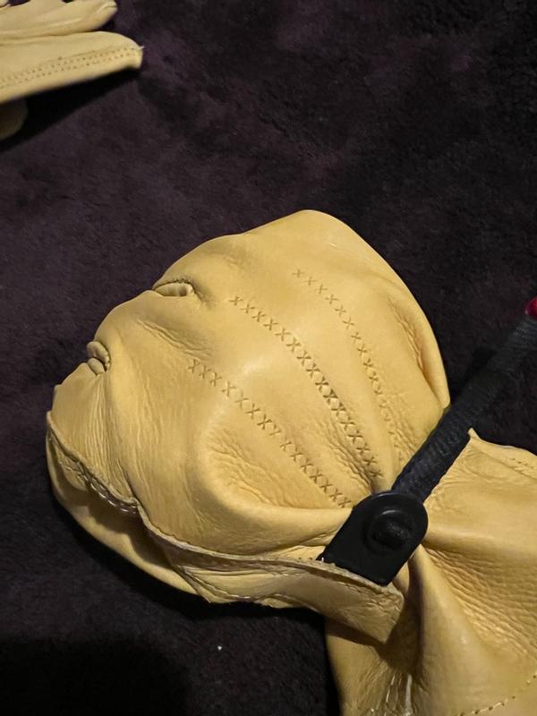 Wells Lamont Cowhide M Leather Driver Yellow/Gold Gloves in the Work ...