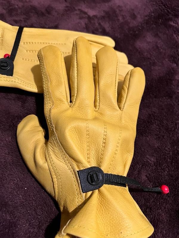 Wells Lamont Cowhide M Leather Driver Yellow/Gold Gloves in the Work ...