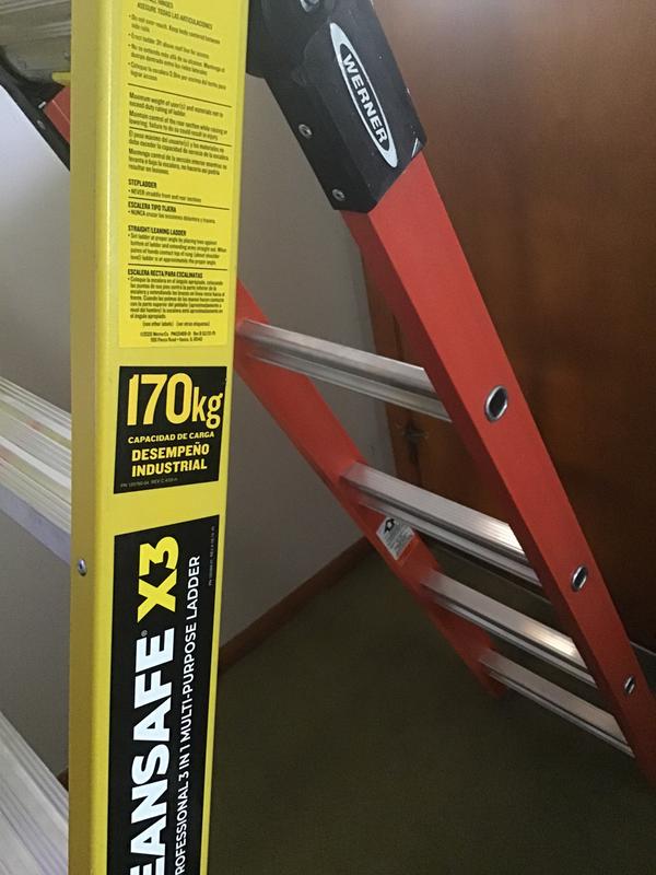 Werner LEANSAFE X3 13-ft Reach Type 1A - 300 lbs. Load Capacity Multi ...