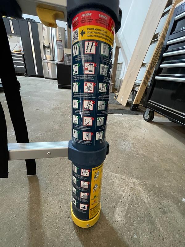 Werner TS1500 15-ft ( 18-ft Reach Height ) Aluminum Type 1A - 300 lbs ...