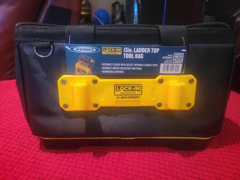 Werner Lock-In Nylon Tool bag For Step ladders in the Ladder ...