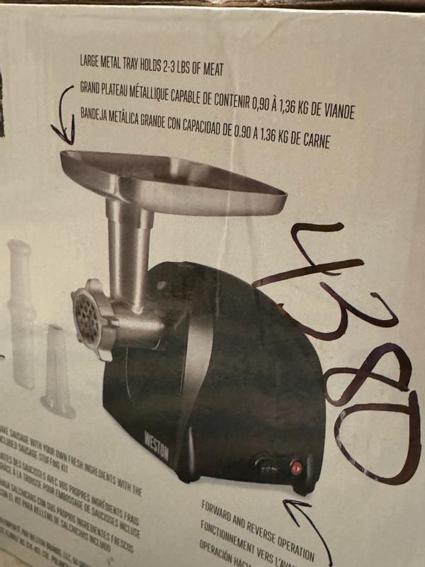 Weston Medium Grind Electric Meat grinder 500 -Watt in the Meat ...