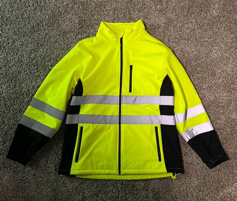 Boss Adult unisex Hi-Vis Yellow Work jacket ( M ) in the Work Jackets ...