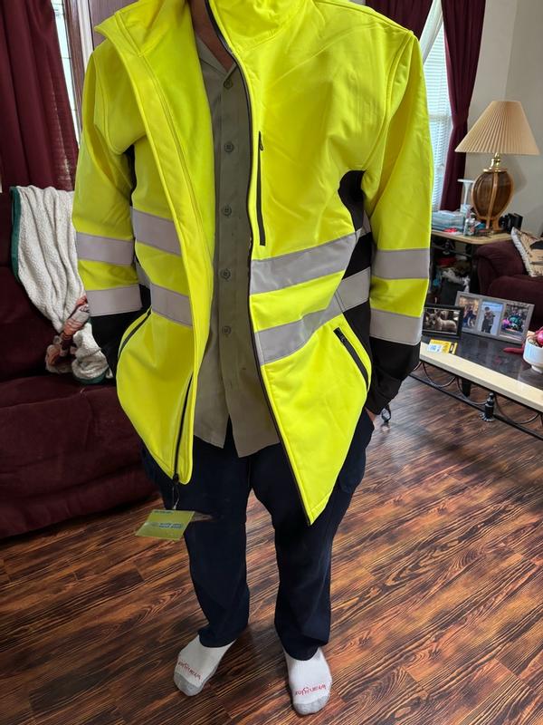 Boss Adult unisex Hi-Vis Yellow Work jacket ( M ) in the Work Jackets ...