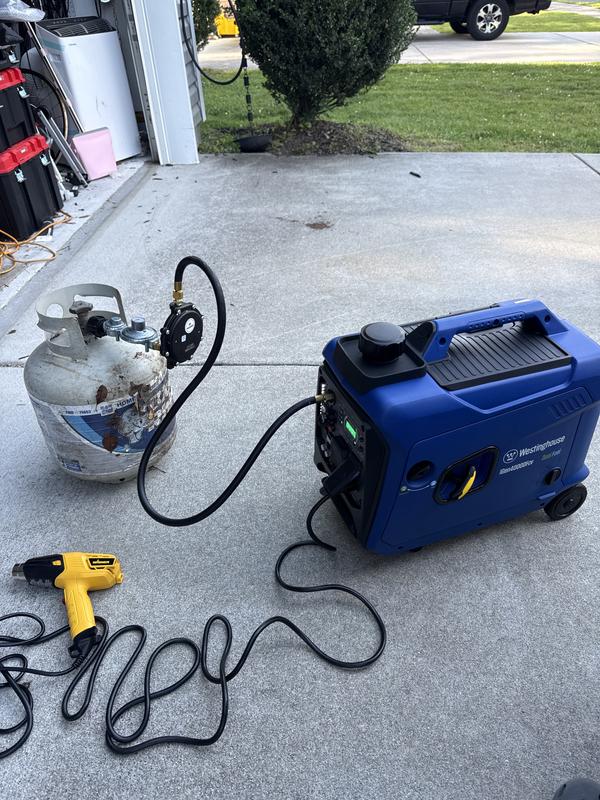 Westinghouse iGen4000DFcv Recoil Start 4000-Watt Dual Fuel (Gasoline ...
