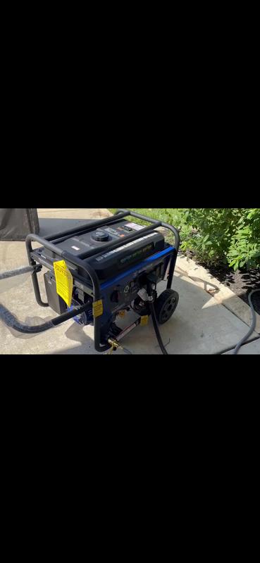 Westinghouse 12,500/9,500-Watt Dual-Fuel Portable Generator, Gas ...