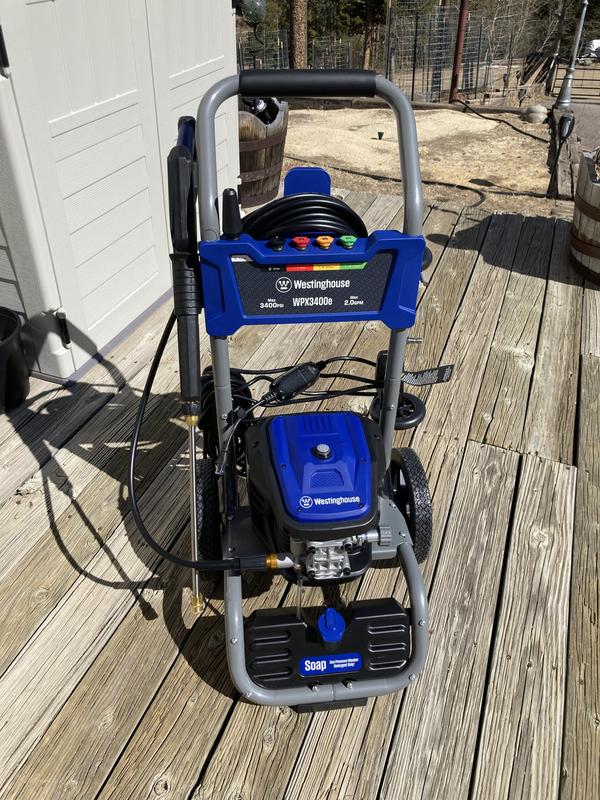 Westinghouse 3,000 PSI 1.76 GPM 13A Electric Cold Water Pressure Washer ...