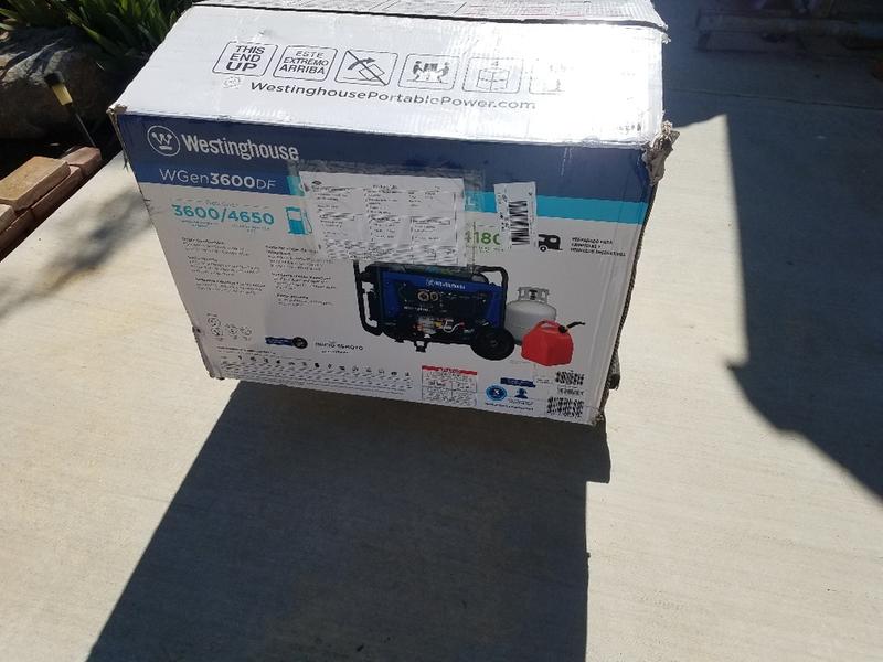 Westinghouse | WGen3600DFc Generator - Dual Fuel Westinghouse | WGen3600DFc Generator - Dual Fuel