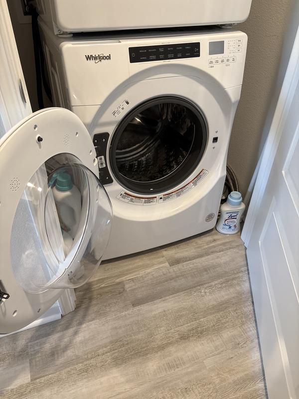 Whirlpool 4.3-cu ft High Efficiency Stackable Front-Load Washer (White ...