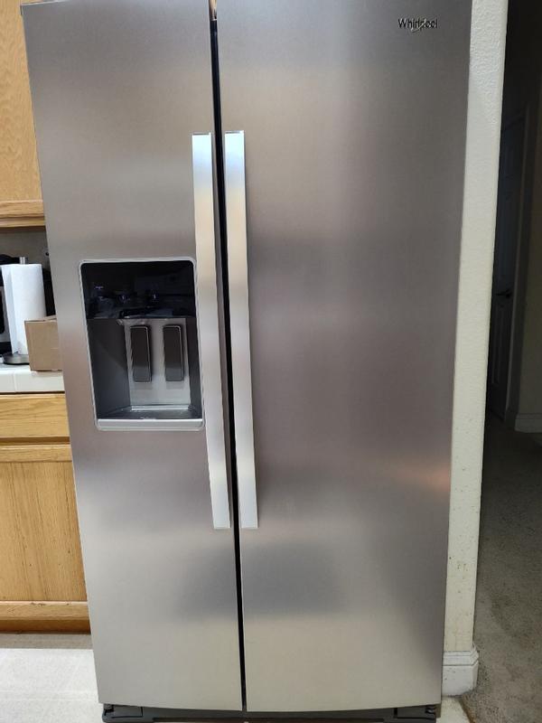 Whirlpool 20.85-cu ft Side-by-Side Refrigerator with Ice Maker ,Water ...