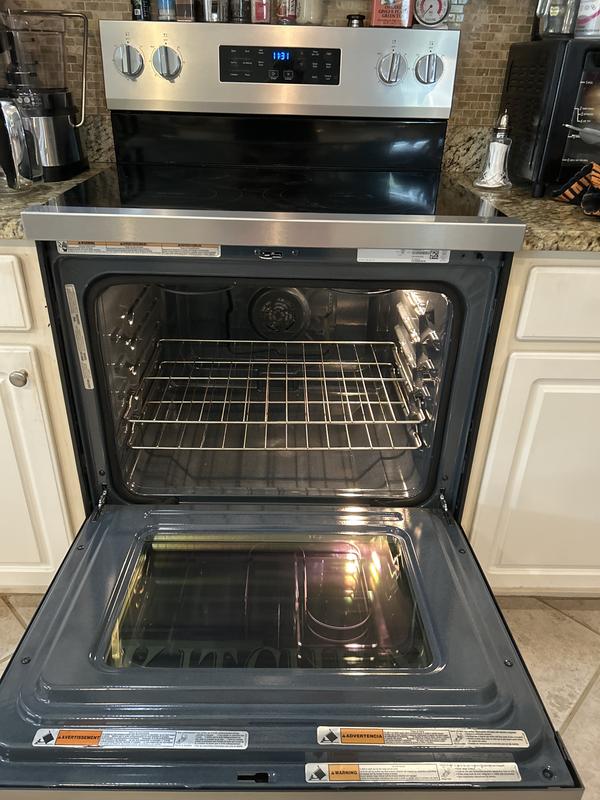 Whirlpool Air Cooking Technology 30-in Glass Top 4 Burners 5.3-cu ft ...