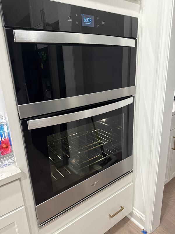 Whirlpool 30-in Self-cleaning Convection Oven Air Fry Smart Microwave ...