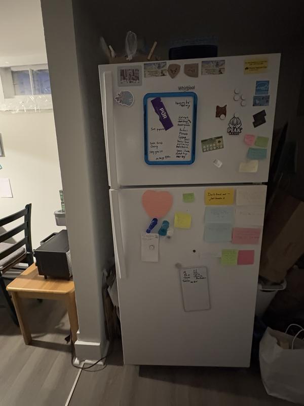 Whirlpool 14.3-cu ft Counter-depth Top-Freezer Refrigerator ...