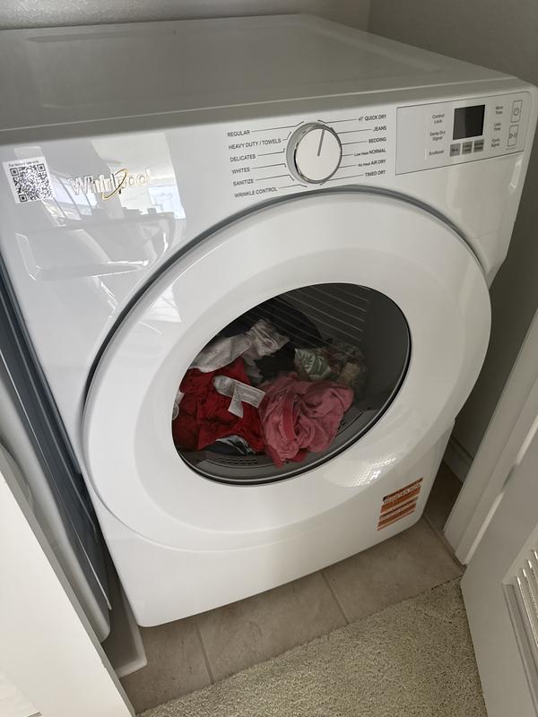 Whirlpool 7.4-cu ft Stackable Portable Vented Gas Dryer (White ...