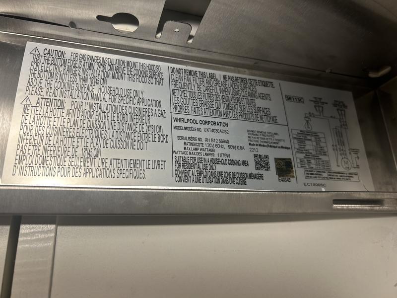 Whirlpool 30-in Ductless 140-CFM Stainless Steel Under Cabinet Range ...