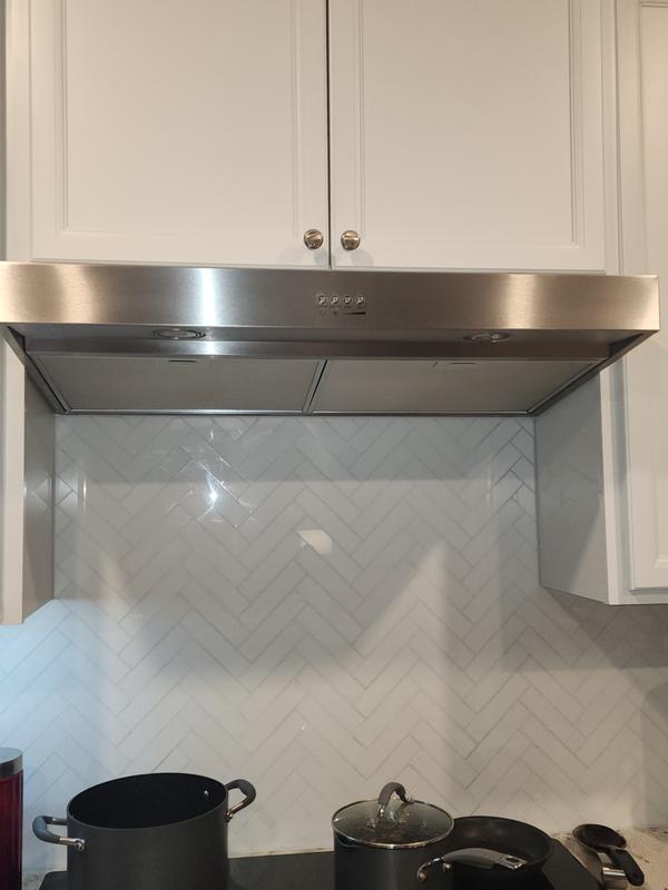 36-in 270-CFM Convertible Stainless Steel Under Cabinet Range Hoods ...