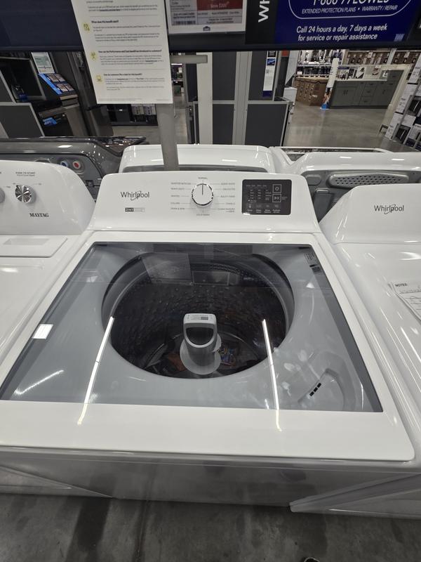 Shop Whirlpool Top-Load Washer with 2-Piece Removable Agitator & Vented ...