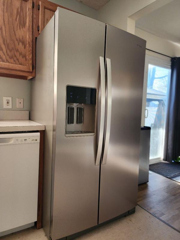 Whirlpool 20.85-cu ft Side-by-Side Refrigerator with Ice Maker ,Water ...
