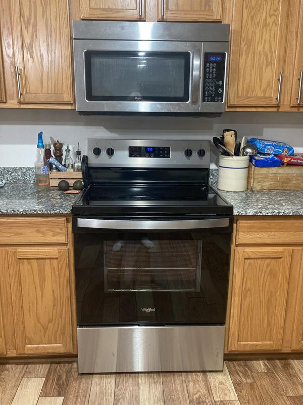 Whirlpool Flexible Cooktop 30-in Glass Top 4 Burners 5.3-cu ft ...