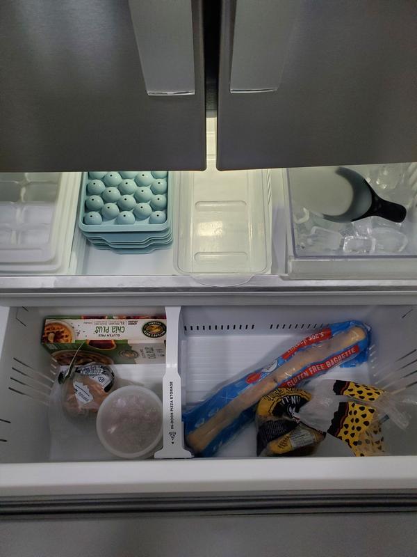 Whirlpool Counter-Depth 24.3-cu ft 36-in Wide with Ice Maker ( White ...