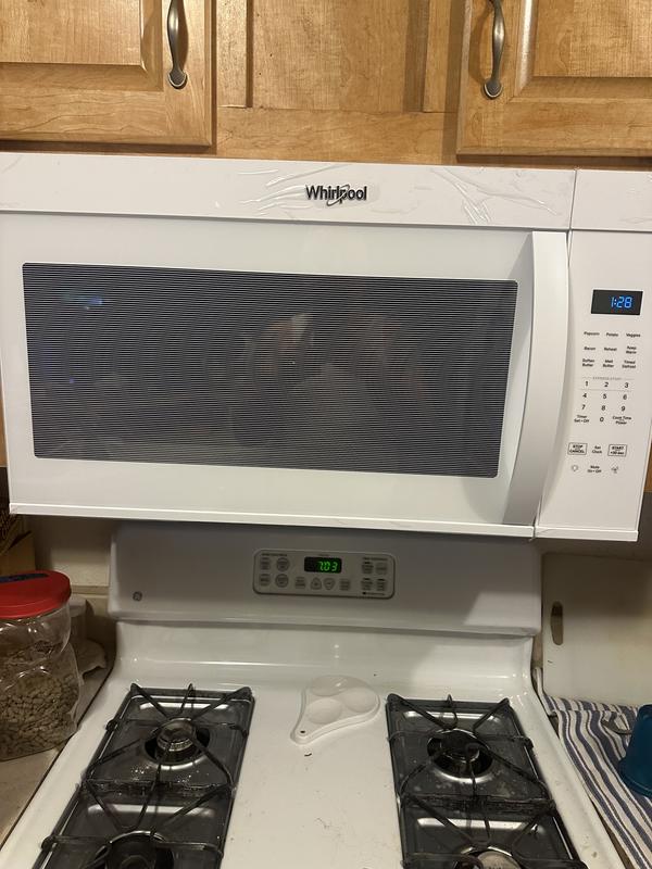 Whirlpool 1.7-cu ft Over-the-Range Microwave ( Stainless Steel ) in the ...
