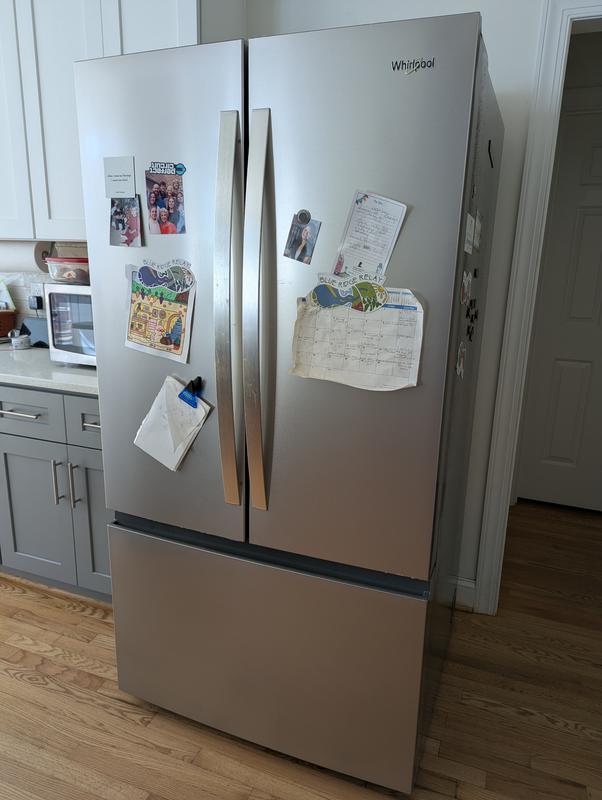 Whirlpool Standard Depth 30 52 Cu Ft 3 Door 36 In Wide With Ice Maker