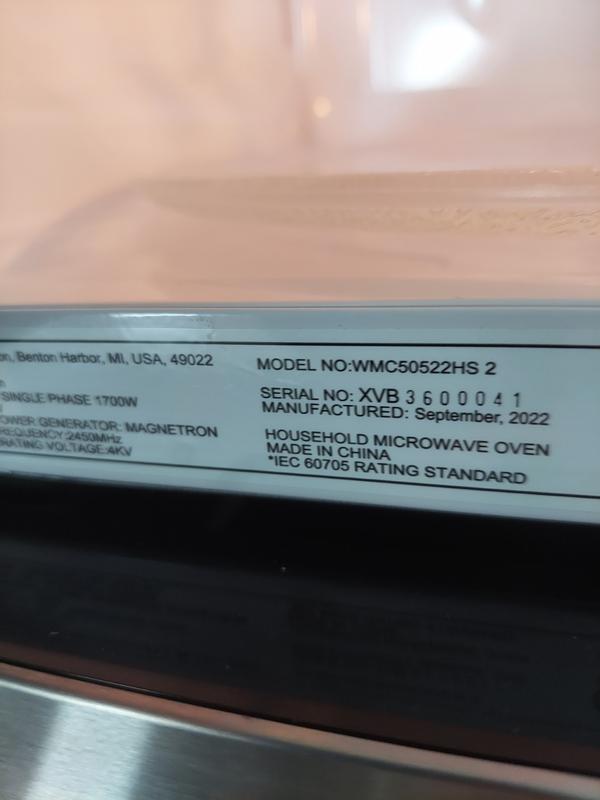 Whirlpool 2.2-cu ft 1200-Watt Sensor Cooking Controls Countertop ...