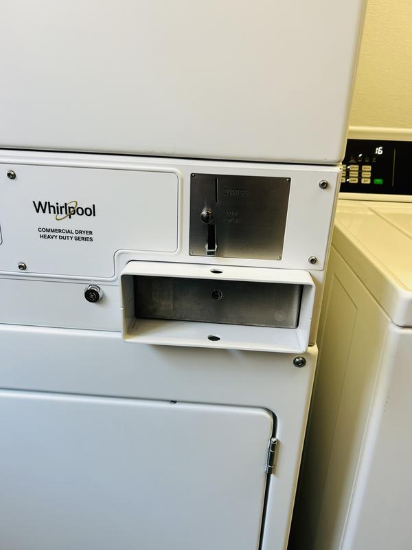 Whirlpool 7.4-cu ft Coin-Operated Gas Commercial Dryer (White ...