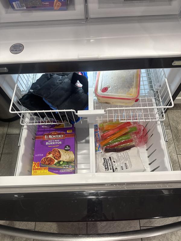 Whirlpool Standard-Depth 24.7-cu ft 36-in Wide with Ice Maker ( Black ...